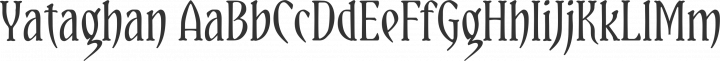 Yataghan Font Free by Daniel Midgley » Font Squirrel