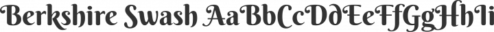 Berkshire Swash Font Free by Astigmatic » Font Squirrel