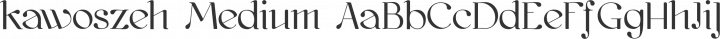 kawoszeh Font Free by GLUK fonts | Font Squirrel