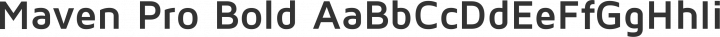 Maven Pro Font Free by Vissol Ltd. » Font Squirrel