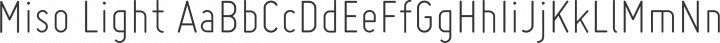 Miso Font Free by Mårten Nettelbladt » Font Squirrel