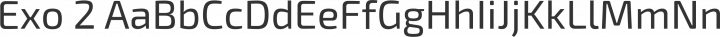 Exo 2 Font Free by Natanael Gama » Font Squirrel