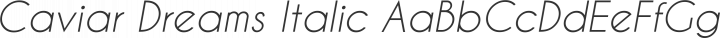 Caviar Dreams Font Free by Nymphont » Font Squirrel