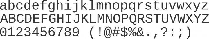 Liberation Mono Font Free by Red Hat » Font Squirrel