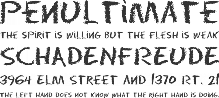 Eraser Font Free by David Rakowski » Font Squirrel