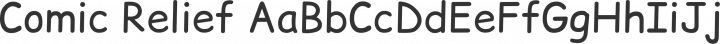 Comic Relief Font Free by Loudifier | Font Squirrel