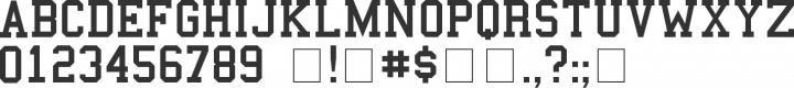 College Font Free by Matthew Welch » Font Squirrel
