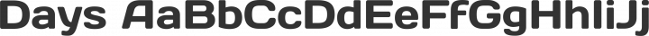 Days Font Free by Alexander Kalachev » Font Squirrel